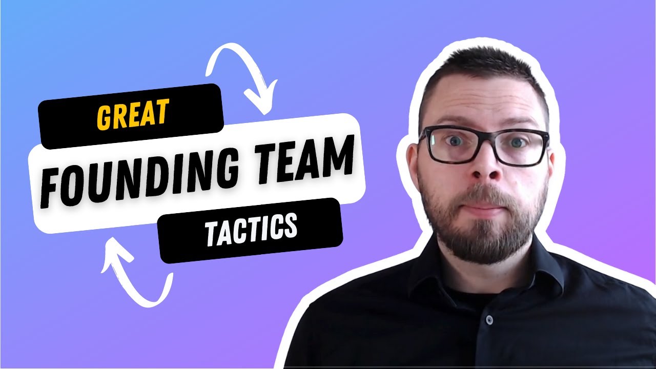 How to Build a Great Founding Team for a Startup - YouTube
