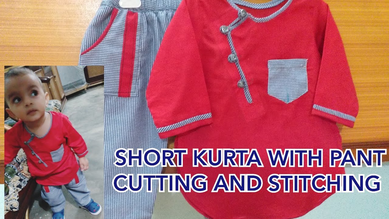 Kurta cutting and stitching || boy kurta stitching || - YouTube