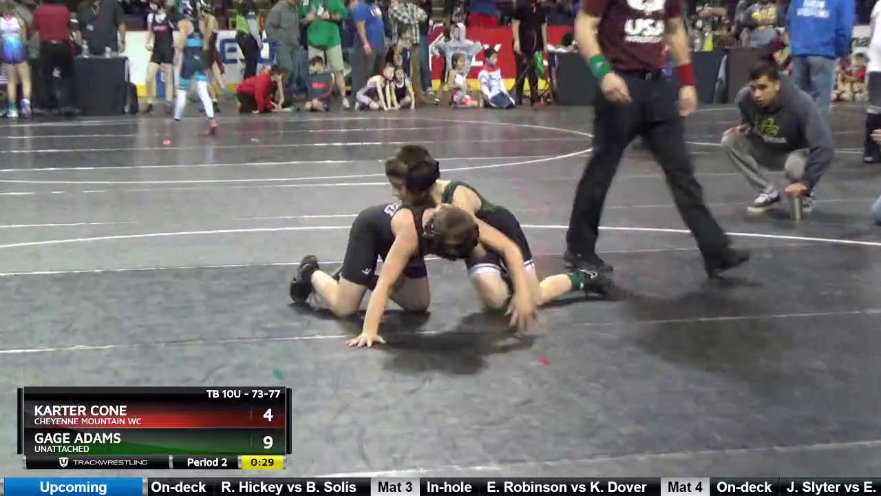 TB 10U 73-77 Gage Adams Unattached Vs Karter Cone Cheyenne Mountain WC ...