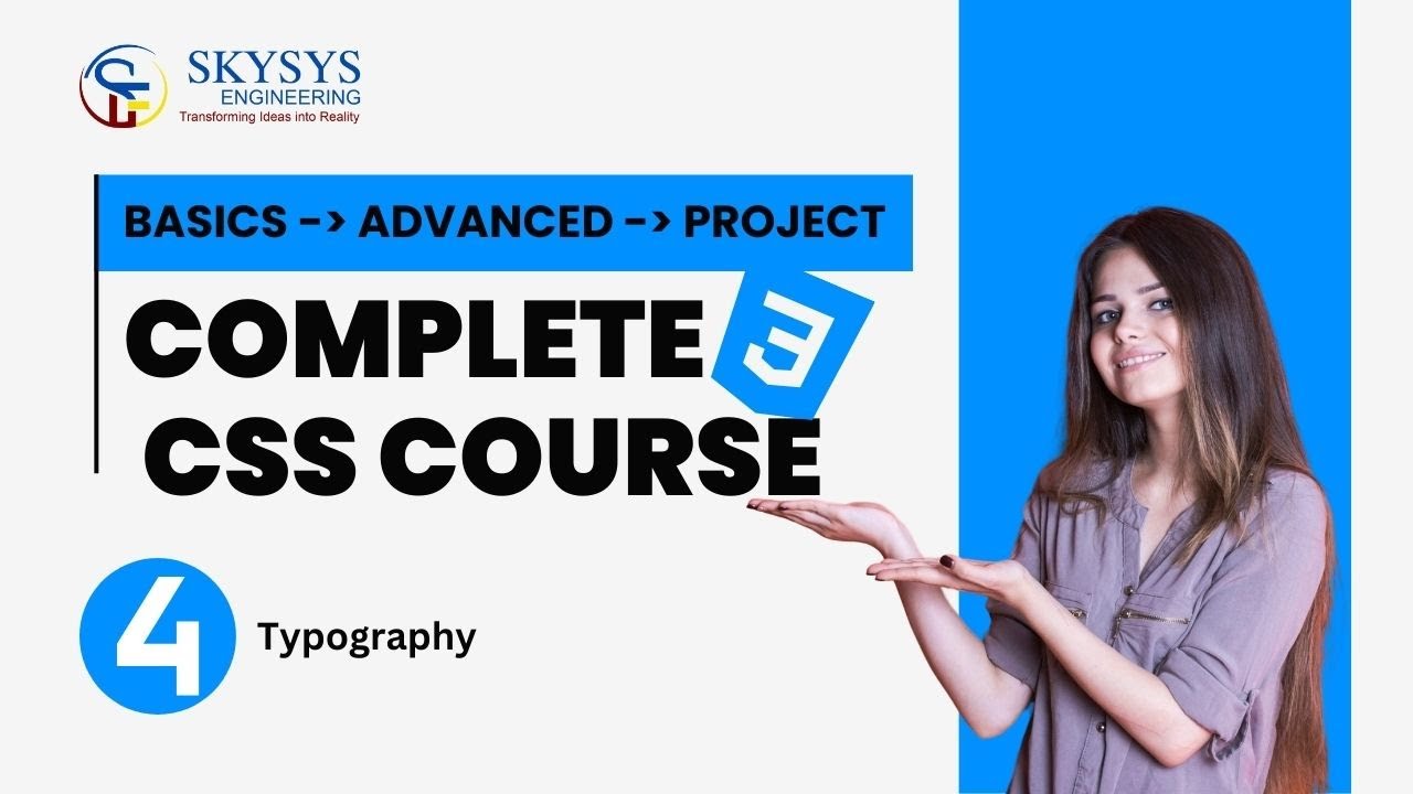 Mastering Typography in CSS || Text Property || Font Property || CSS ...
