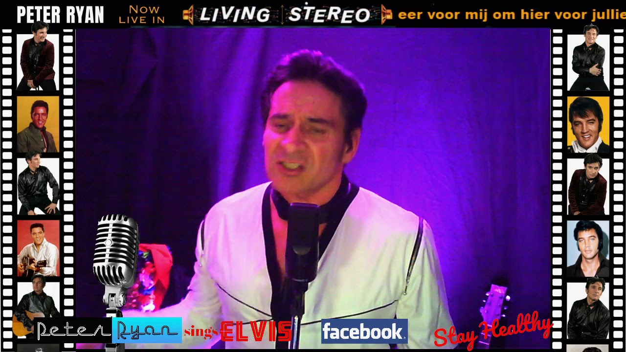 Peter Ryan sings live on "Elvis and friends across the world" - YouTube