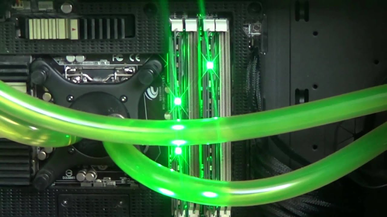 Crucial Ballistix Tactical Tracer green red L E D ram unboxing - YouTube