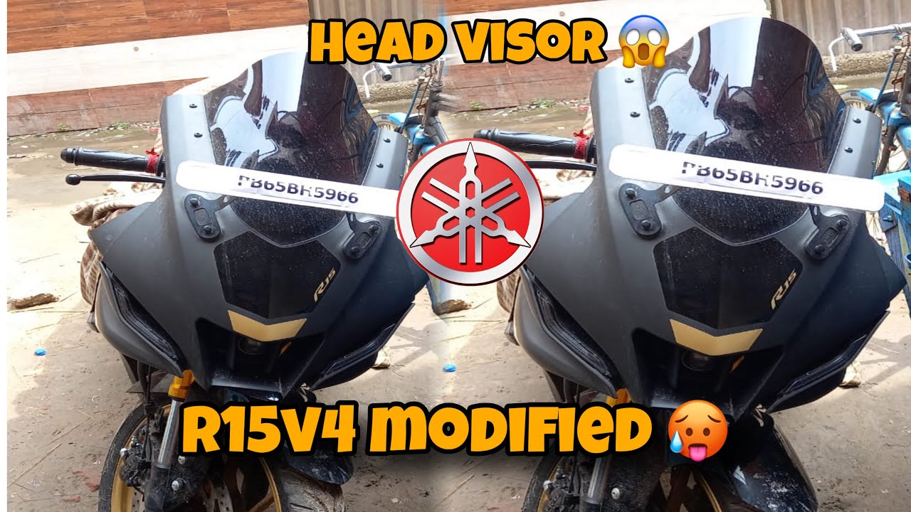 R15 V4 best modification video || R15V4 head dual babal visor || deep ...