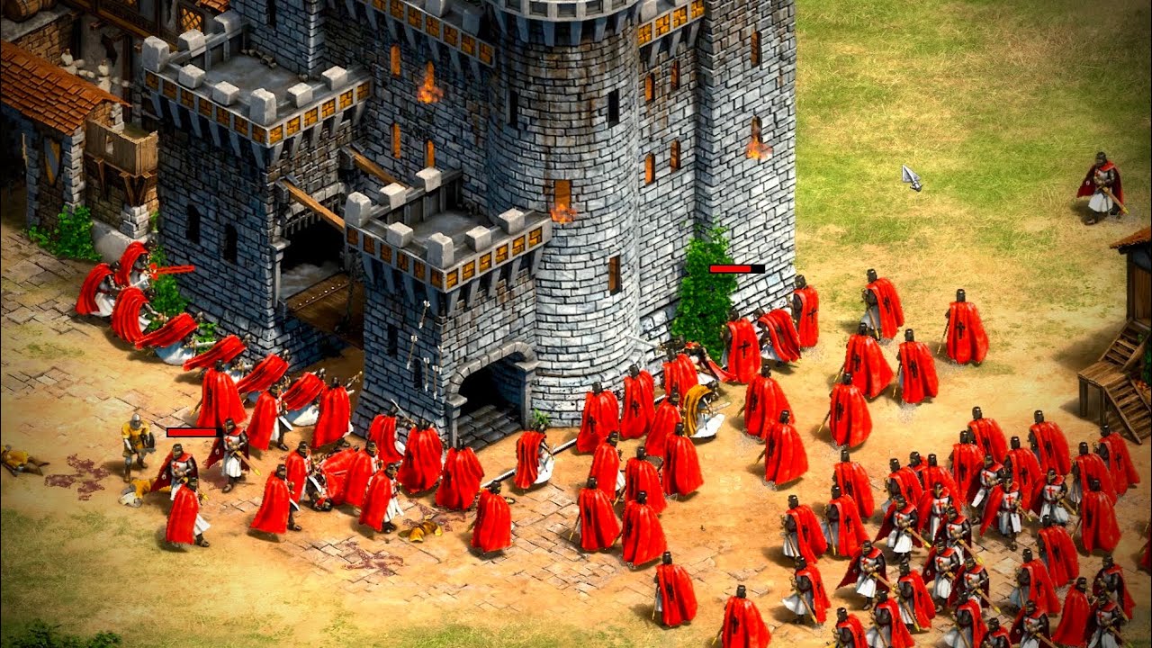 How Far Can 200 Teutonic Knights Get In Barbarossa Campaign? | AoE II ...