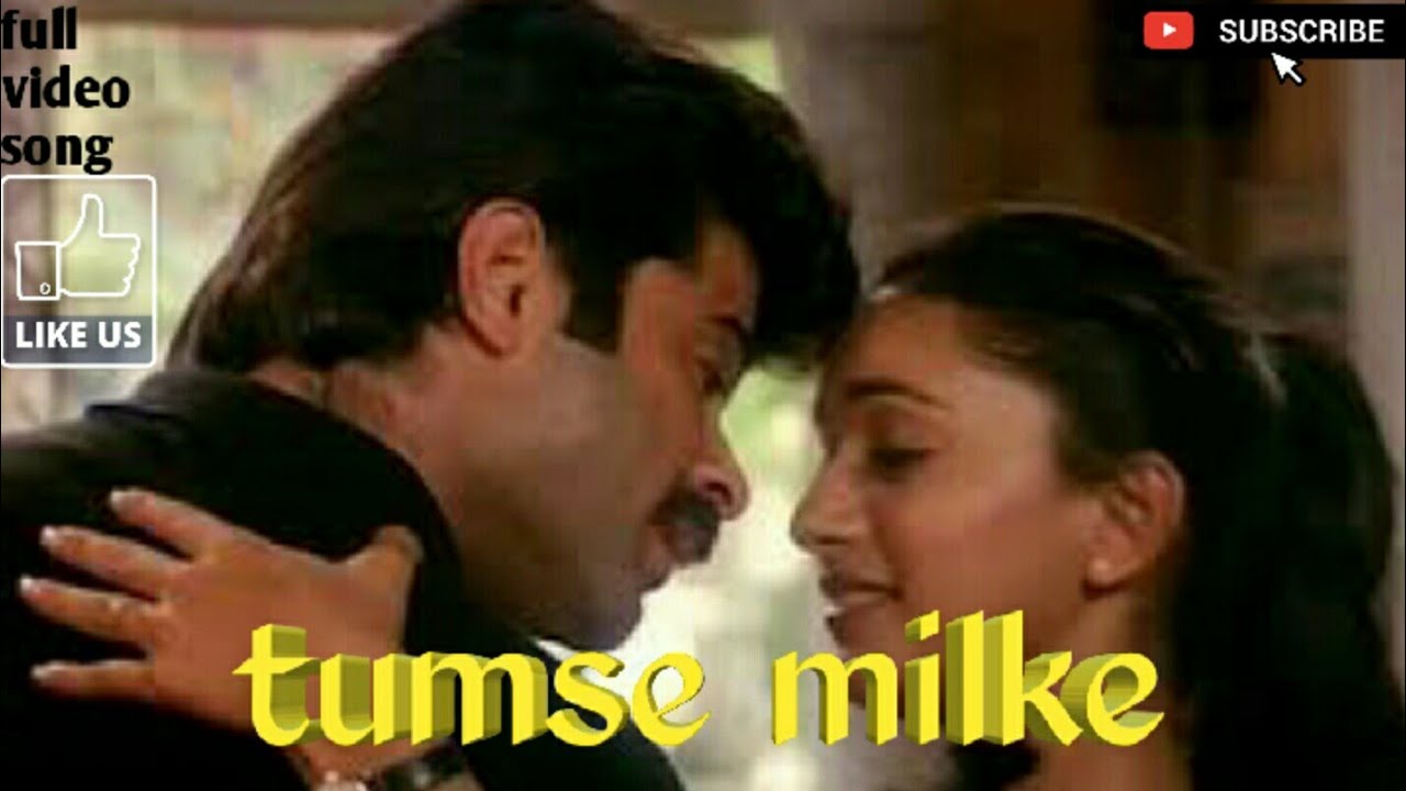 Tumse milke DKMUSIC. Anil kapoor & Madhuri Dixit Romance - YouTube