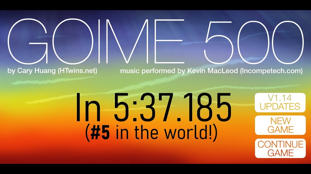 Goime 500 100% Speedrun in 5:37.185 - YouTube