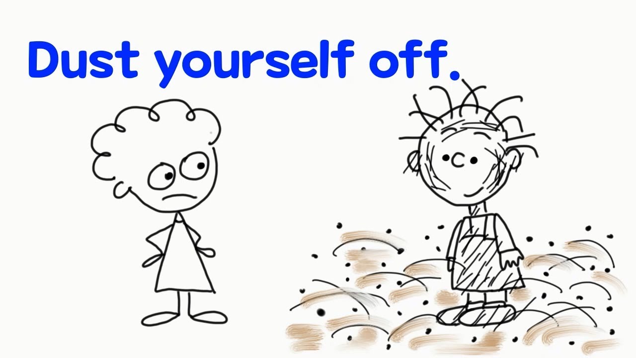 재미교포의 재미있는 영어 (dust oneself off) - YouTube
