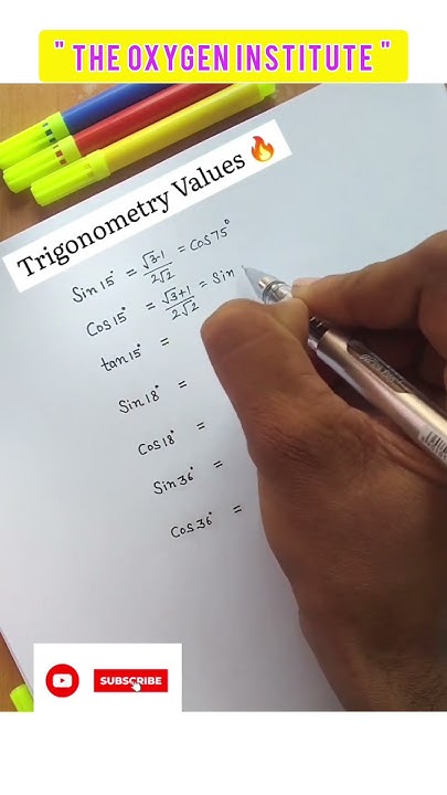 How to Memorize TRIGONOMETRY VALUES | Trigonometry Table Tricks 🔥 | #shorts #maths #mathstricks ...