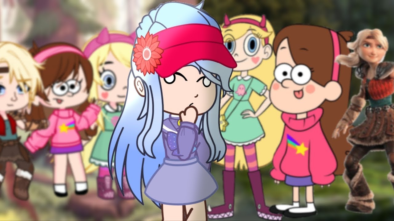 Персонажи по мультикам// у кого похоже// коллаб - YouTube