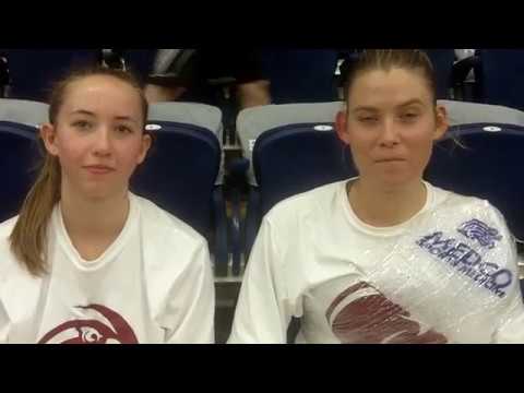 SPU VOLLEYBALL: Gabby Oddo and Hailey Gaines (Sept. 6, 2018) - YouTube