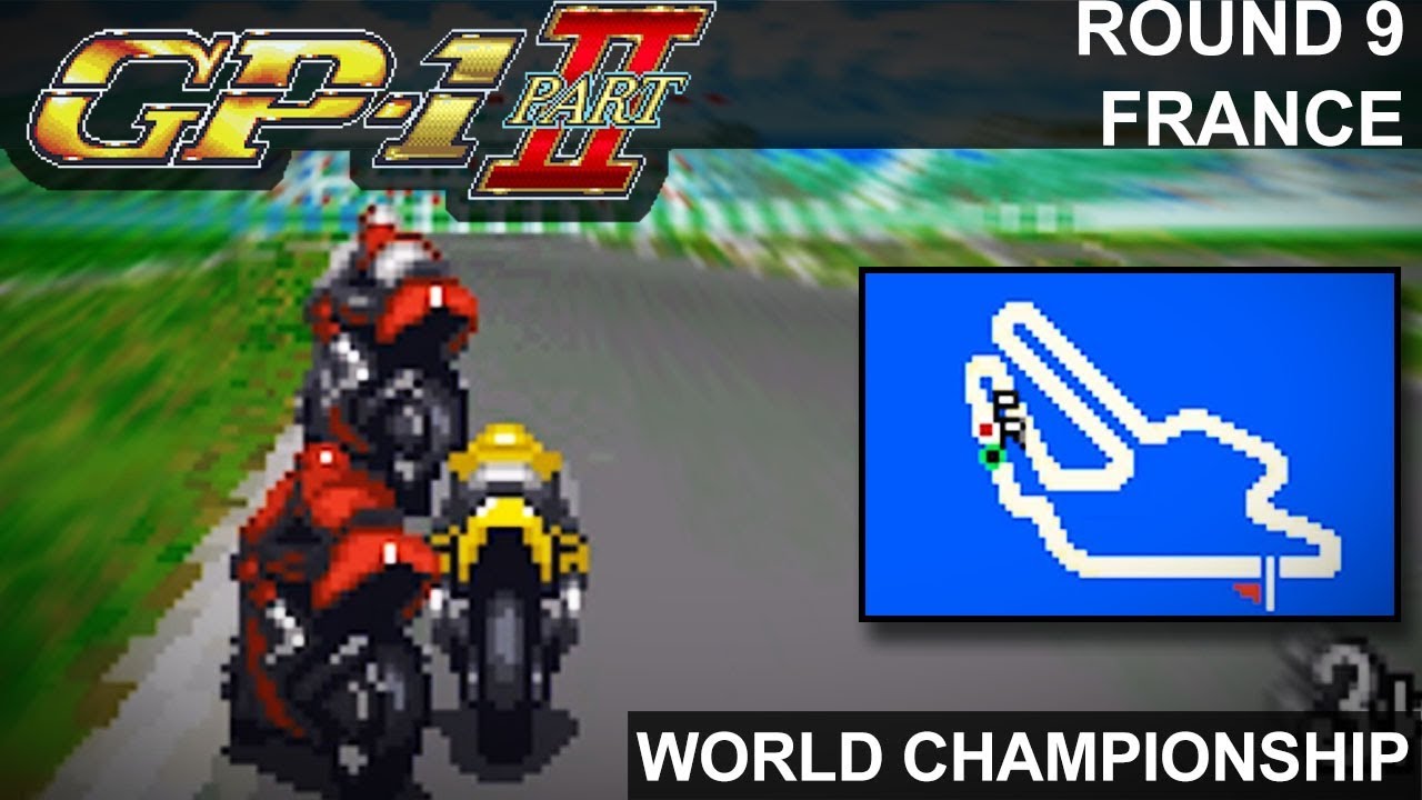 GP-1 Part II (SNES) - World Championship - Round 9: France Gameplay ...