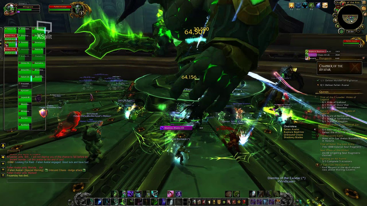 World of Warcraft Chamber of the Avatar (Raid) (DH DPS) - YouTube