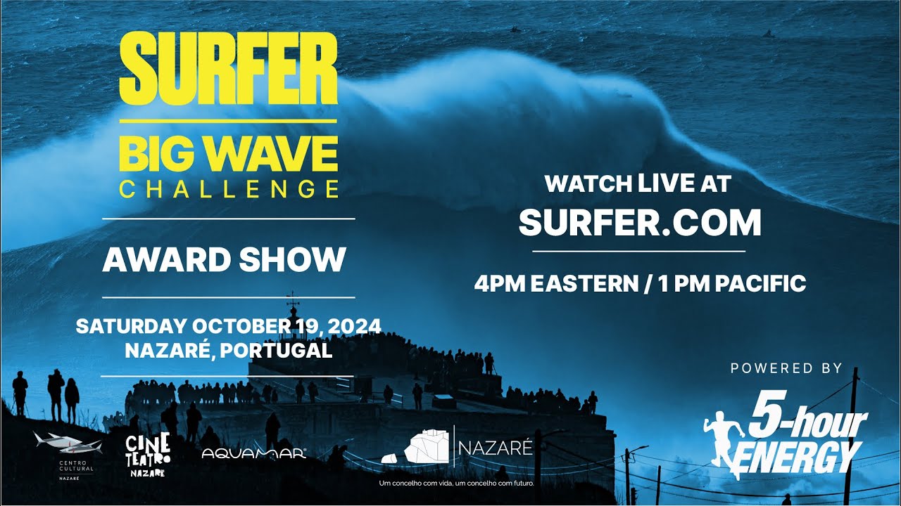 The Big Wave Challenge Awards 2024 — LIVE from Nazaré, Portugal - YouTube