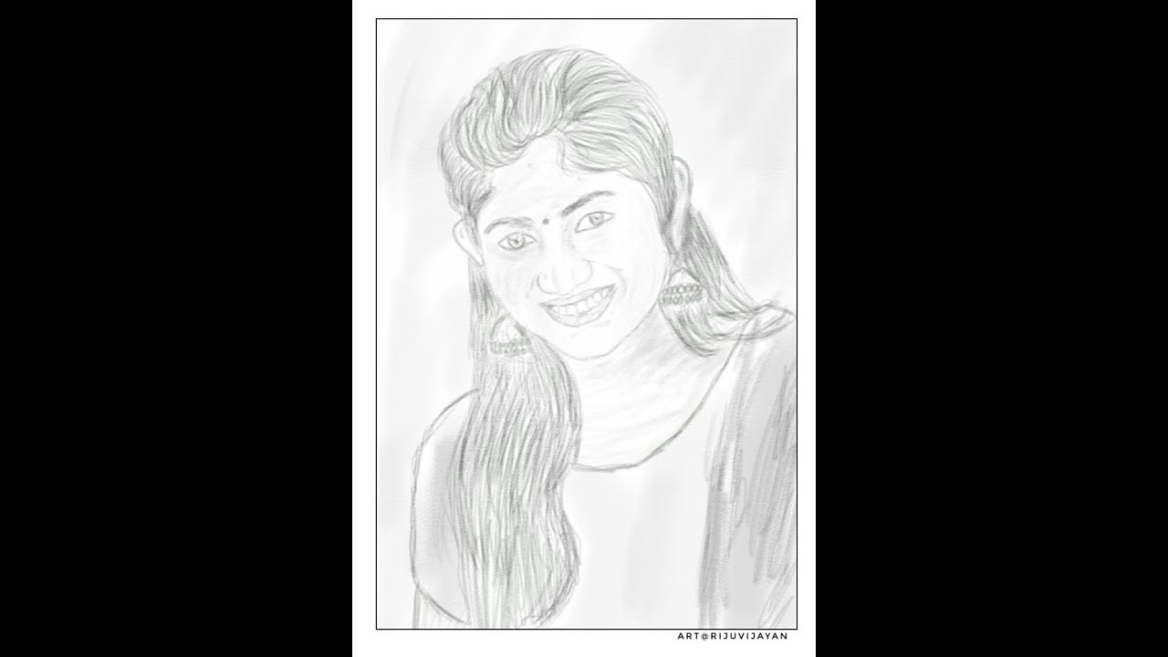 pencil drawing |in ur Android mobile | drishya raghunath | drawing ...