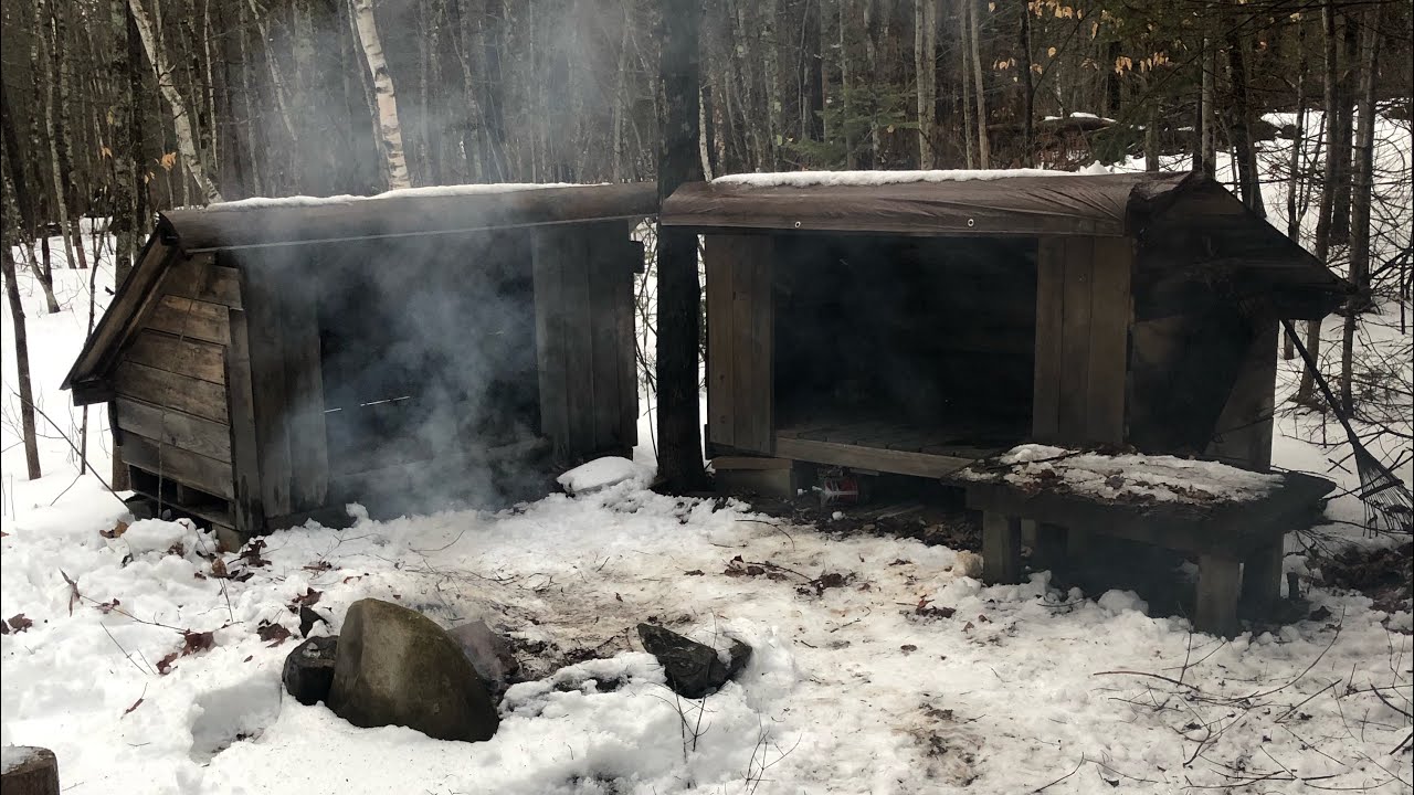 (Maine) cooking in the woods. - YouTube