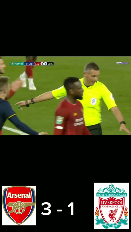 Arsenal Vs Liverpool Youtube