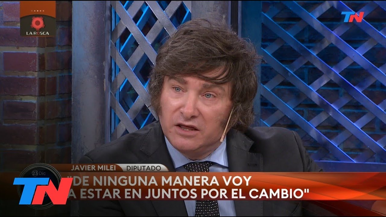 "Larreta es un histórico traidor": Javier Milei en LA ROSCA - YouTube