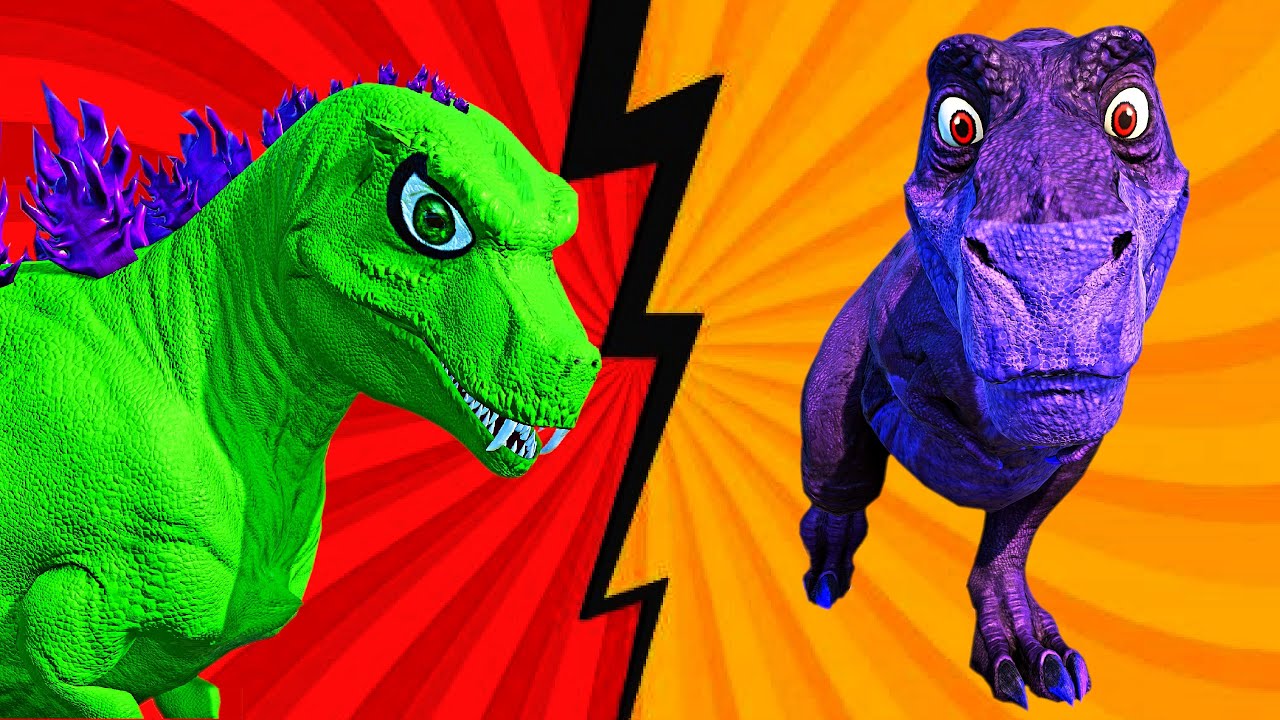 Spiderman King Shark Vs Hulk Godzilla Acrocanthosaurus Vs Chomper ...