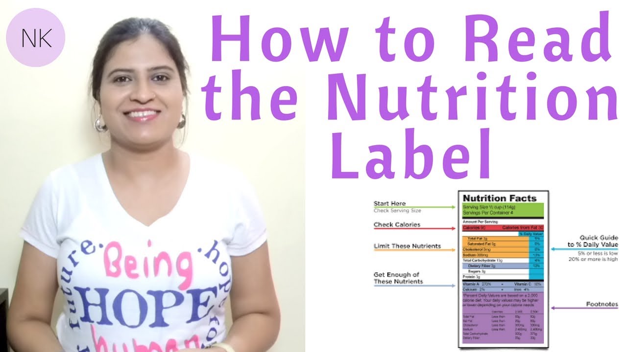 How to Read the Nutrition Label and ingredients List on Packet Foods ...