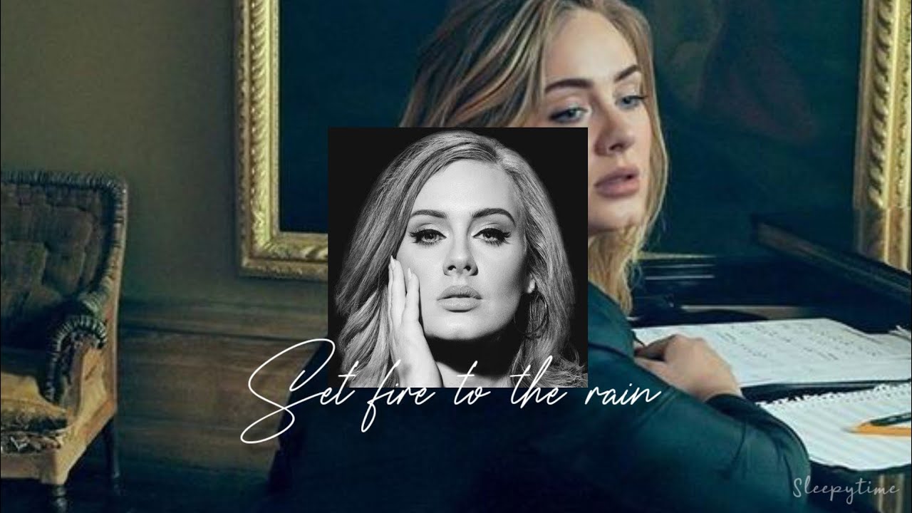 Set Fire to the Rain - Adele ( Speed up) (lyrics) - YouTube
