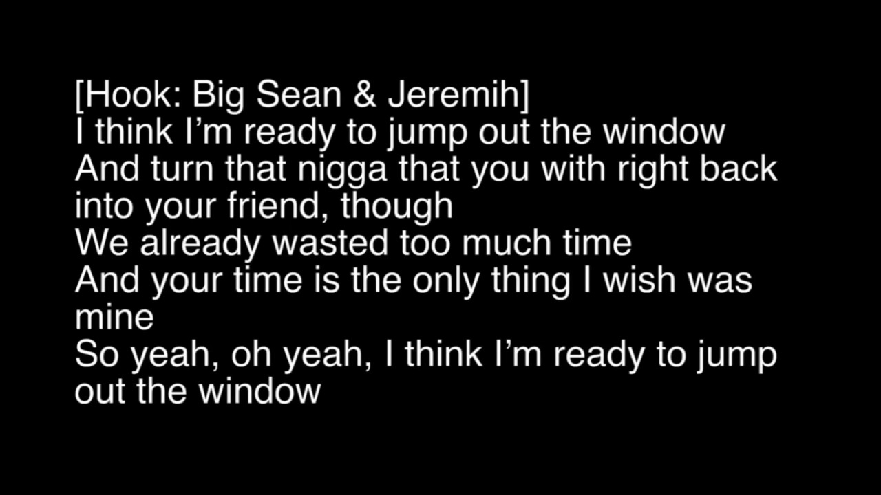 Jump out the window lyrics with music - YouTube