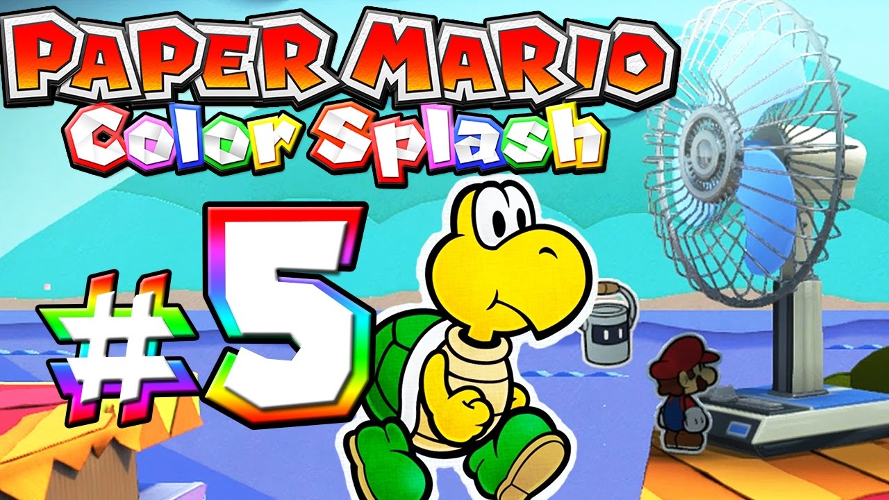 PAPER MARIO: COLOR SPLASH # 05 🎨 Justitia-Toad am stürmischen ...