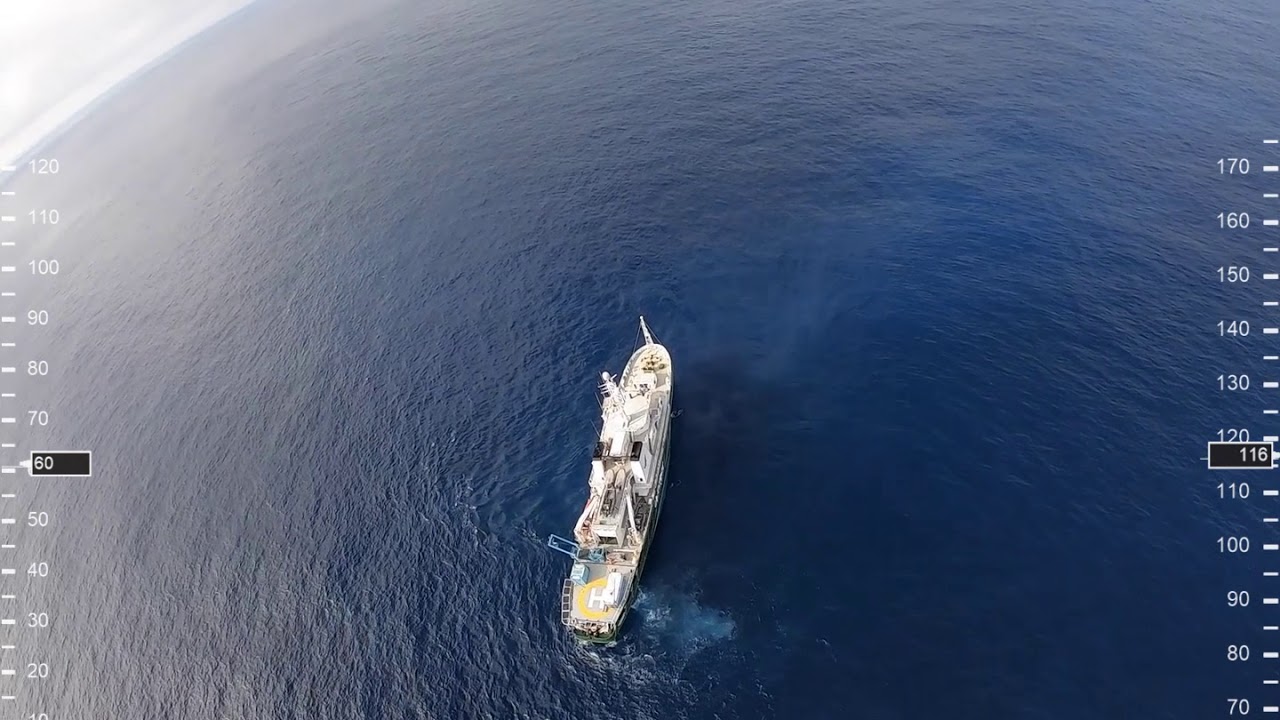 Flightwave edge testing at sea. Stabilised, with gps data. - YouTube