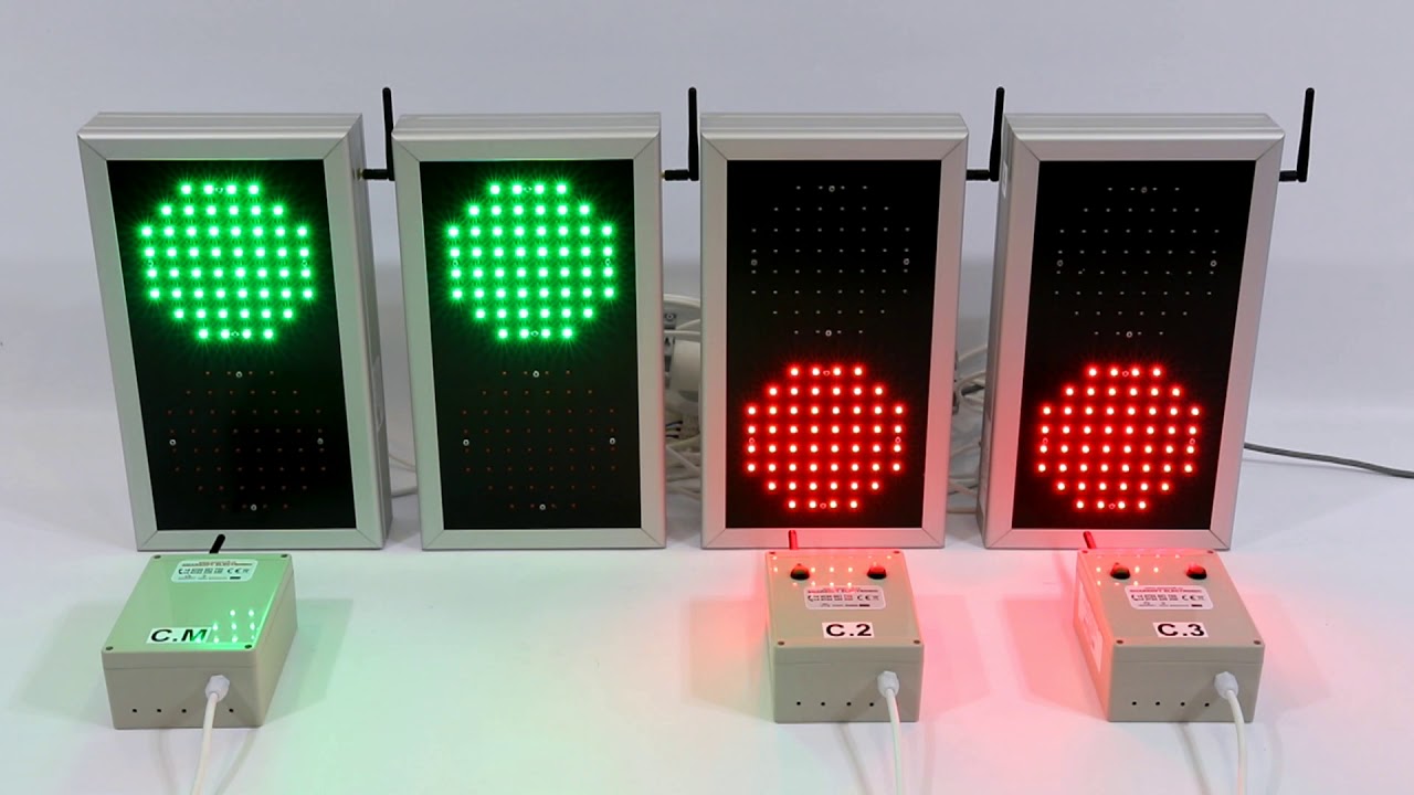 Sistem de monitorizare cu semafoare LED - YouTube