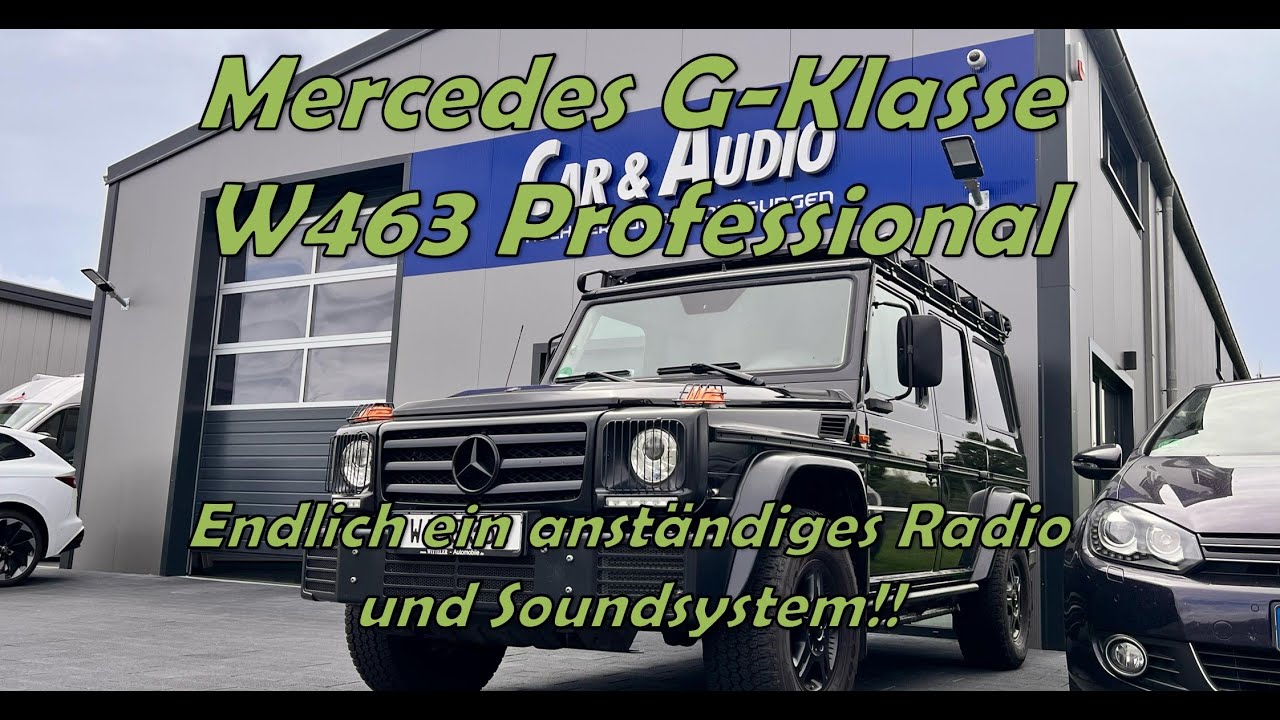 Mercedes G-Klasse W463 Professional neues Display Radio und neues ...