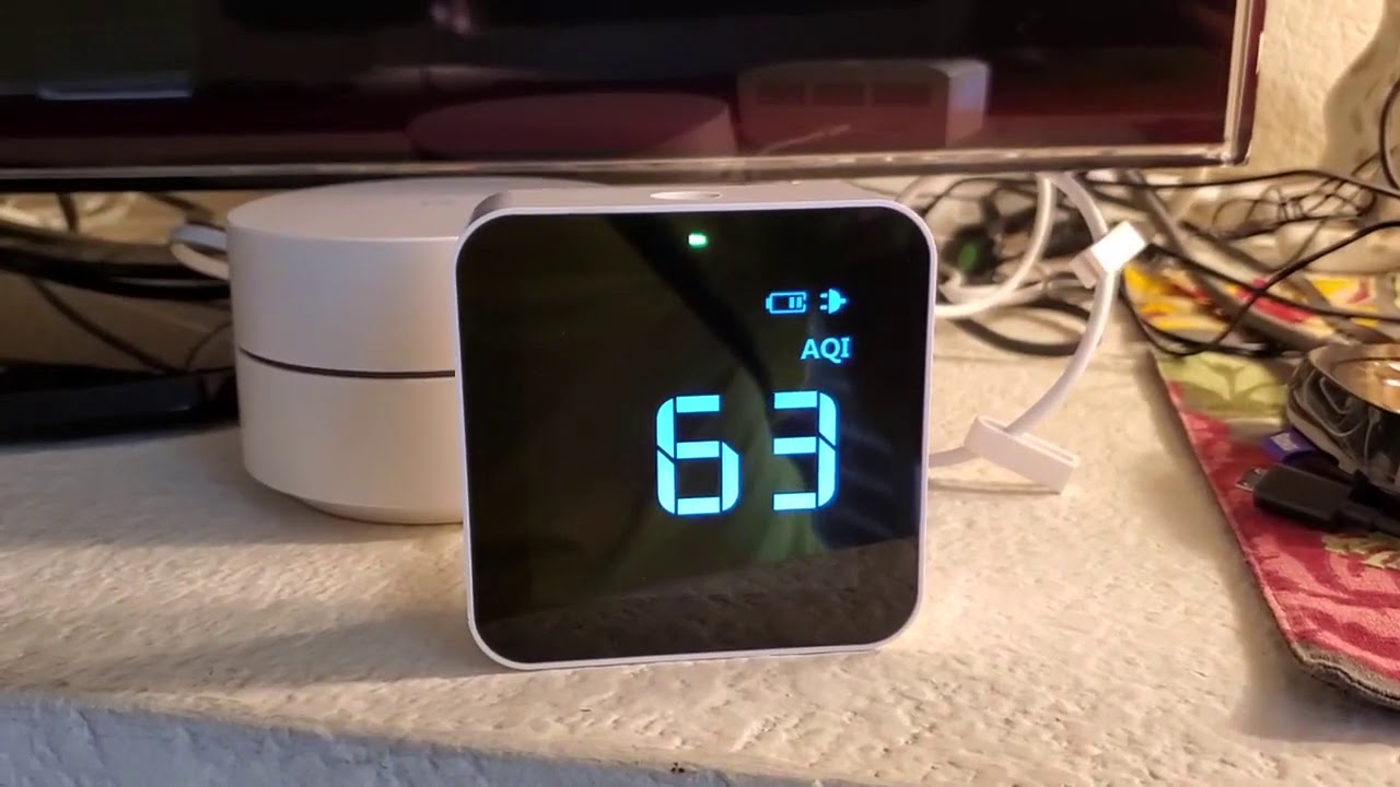 Measuring Wildfire Smoke AQI With Temtop P10 - YouTube