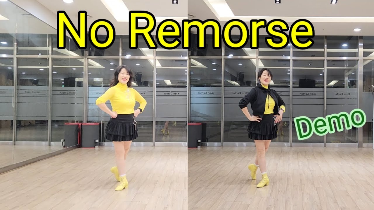 No Remorse Line Dance(Demo) - YouTube