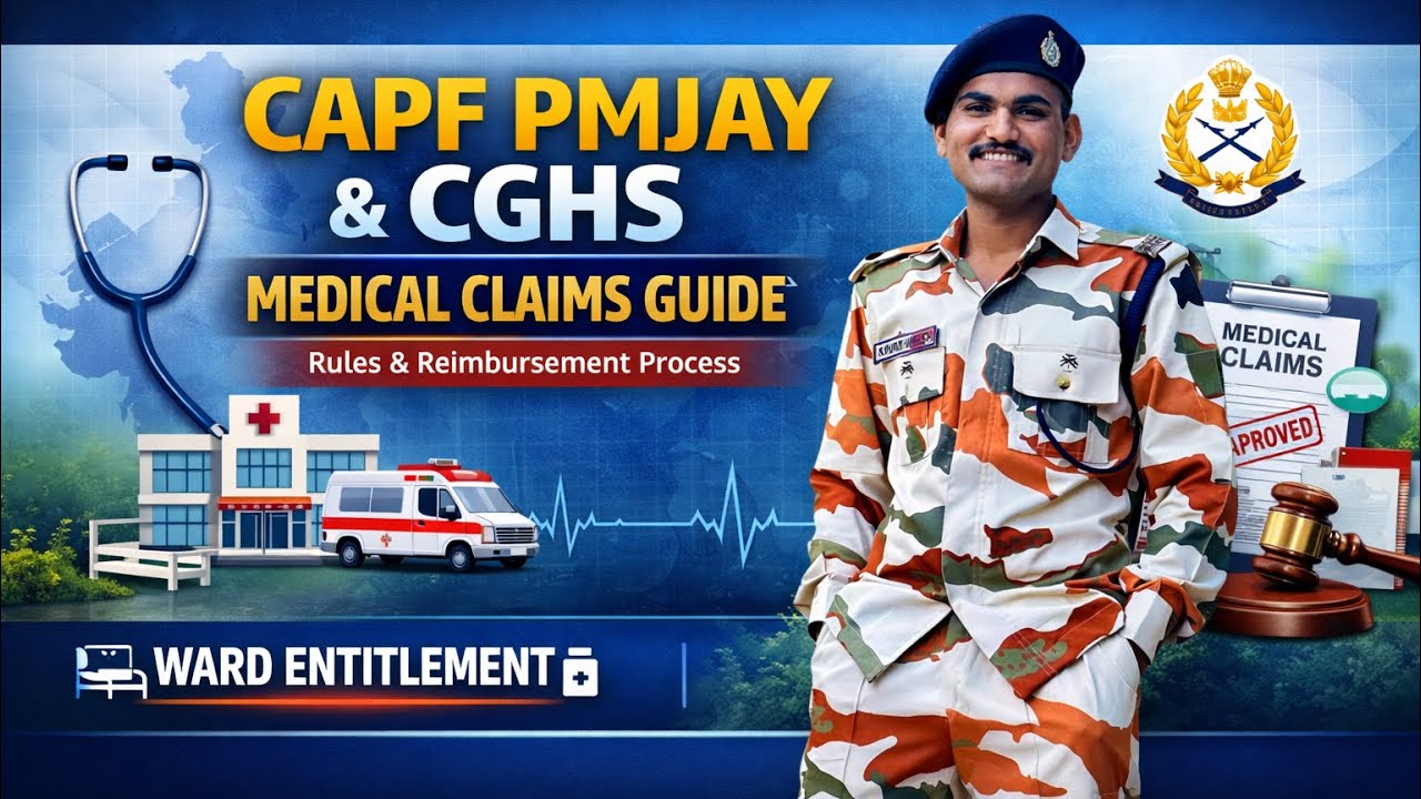 CAPF Ayushman Reimbursement New Rules 2026 | Medical Claim Process ...