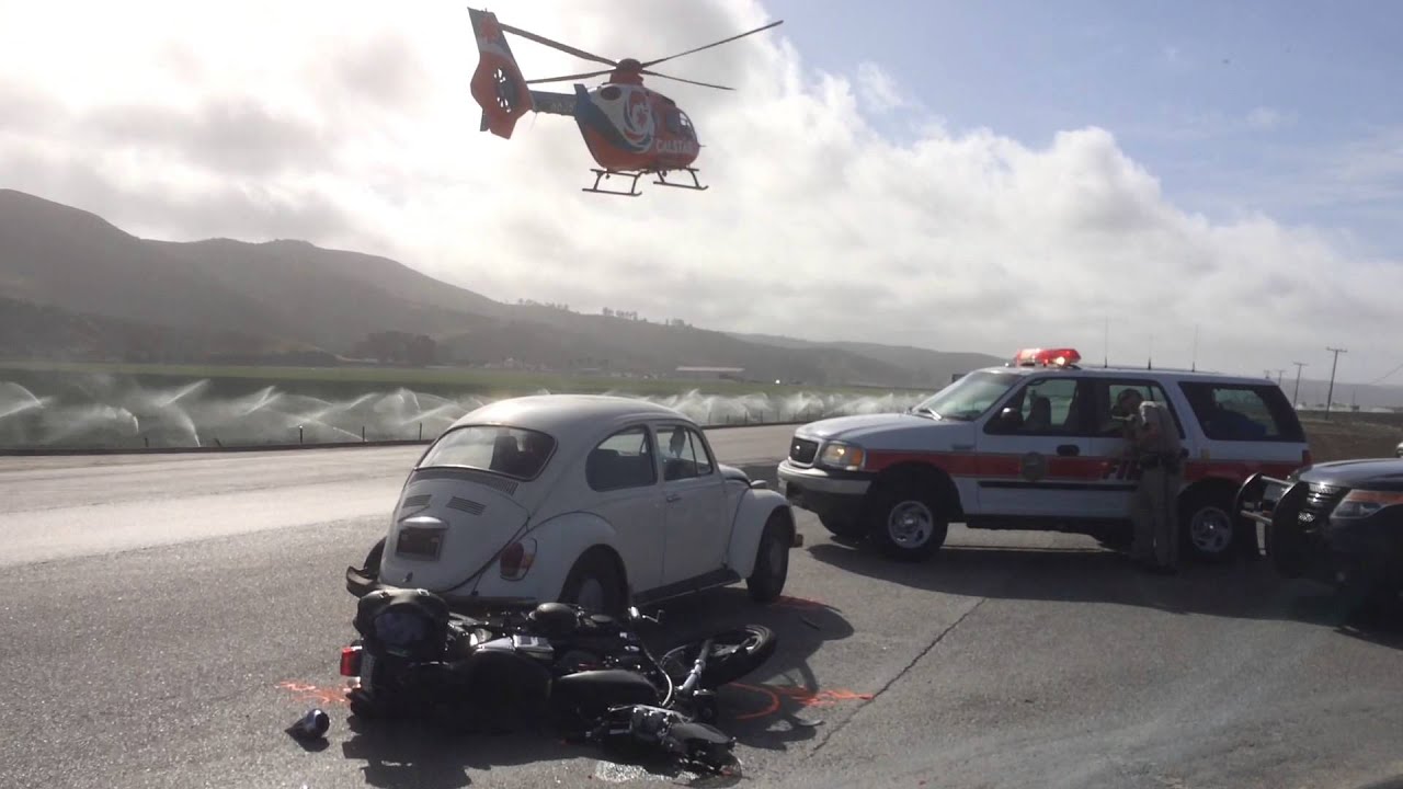 1 injured in crash near Lompoc - YouTube