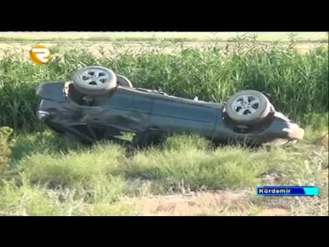 Region TV - Kürdəmirdə ağır qəza   Maşın yoldan çıxaraq aşdı