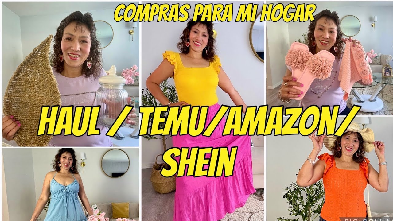 COMPRAS /SHEIN/TEMU/AMAZON/COMPRAS PARA MI HOGAR SUMMER😎 2024 - YouTube