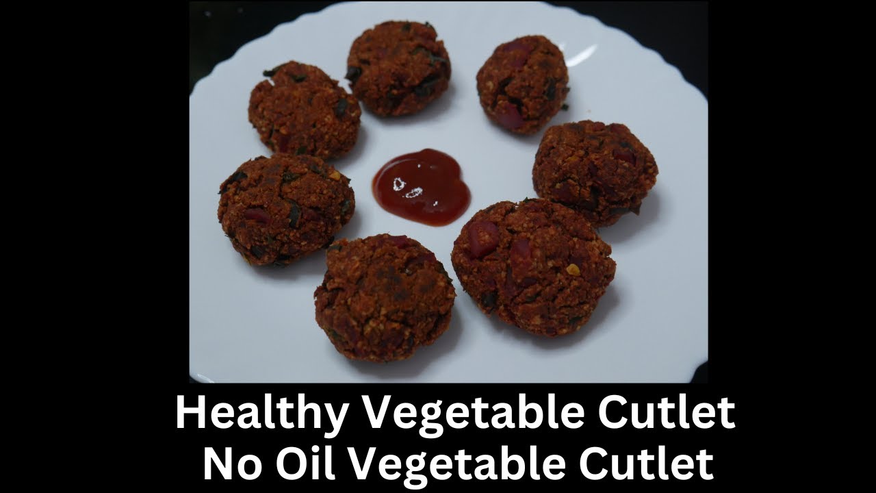 Healthy Vegetable Cutlet Recipe | No Oil Vegetable Cutlet | Veg Cutlet ...