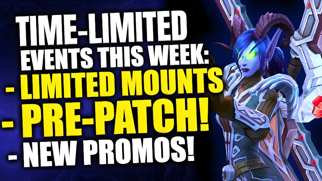 DON’T MISS These Events This Week! Time-Limited Mounts | Midnight Pre ...