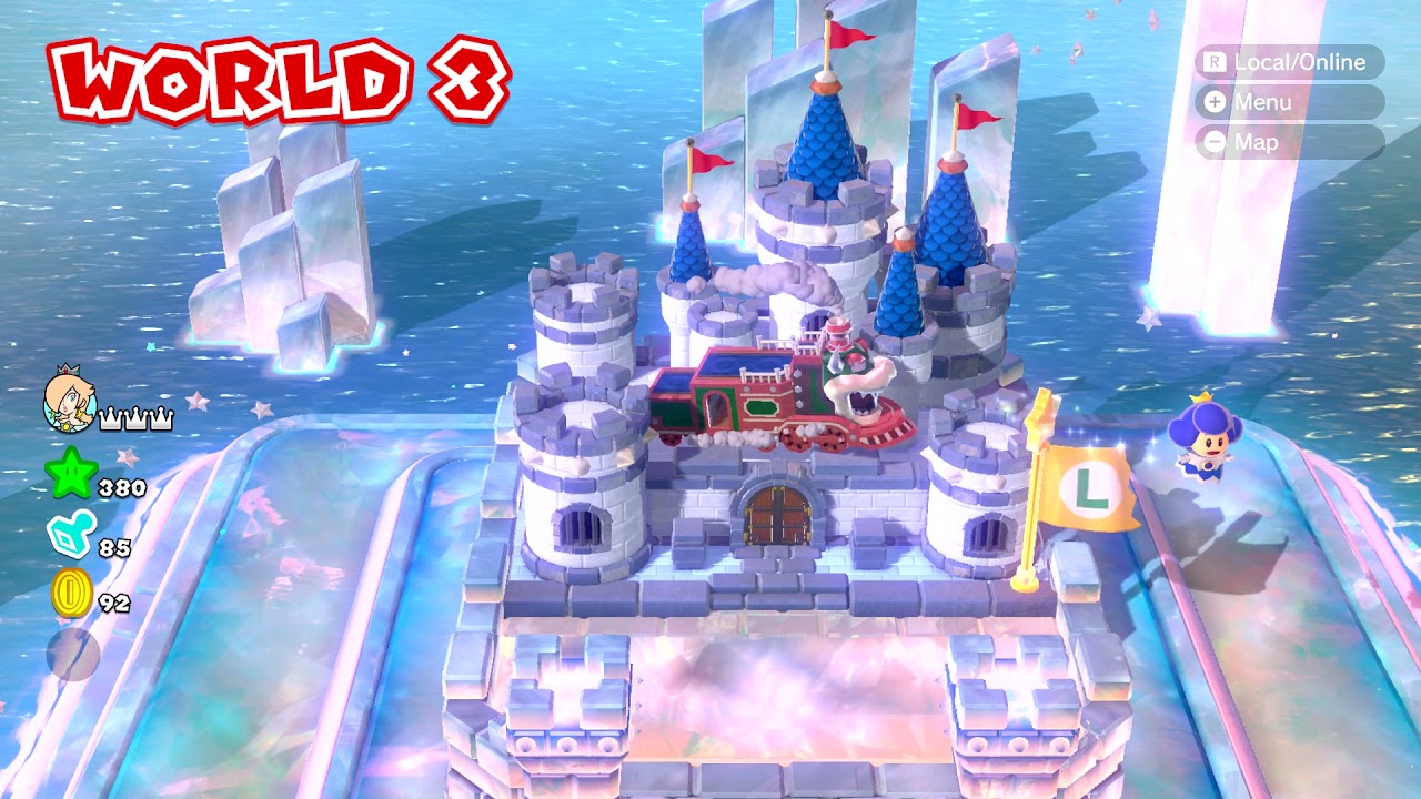 Super Mario 3d World Map
