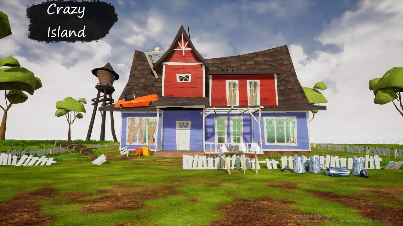Hello Neighbor Mod Kit прохождение мода Crazy Island - YouTube