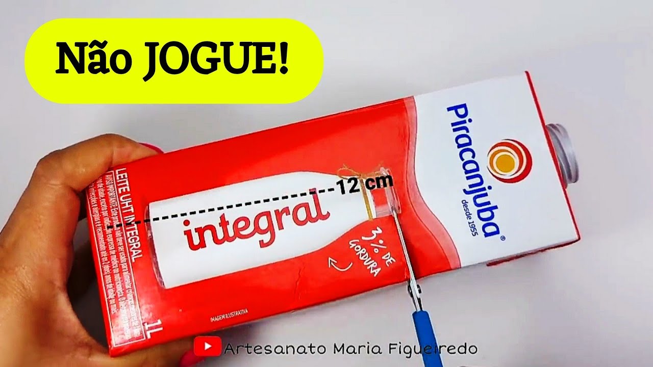 IDEA GENIAL COM CAIXA DE LEITE 🩷 FAÇA VOCÊ MESMO: #craft - YouTube
