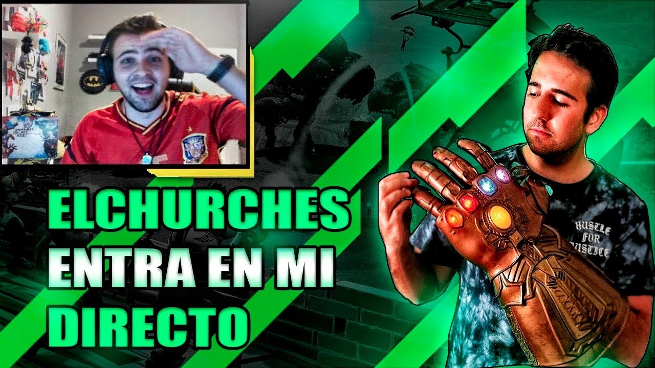 ELCHURCHES ME DONA EN DIRECTO Y ME SACA EN SU VIDEO - YouTube