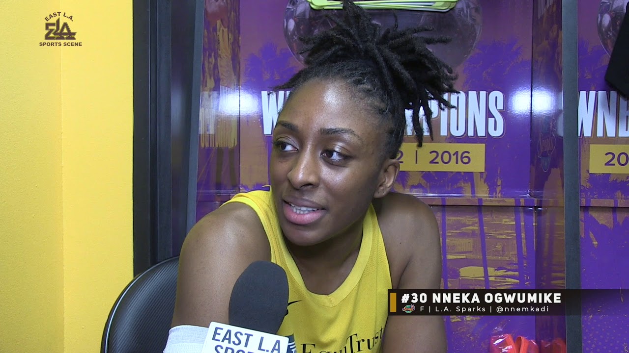 An Exclusive Post-Game interview with L.A. Sparks Forward Maria Vadeeva ...