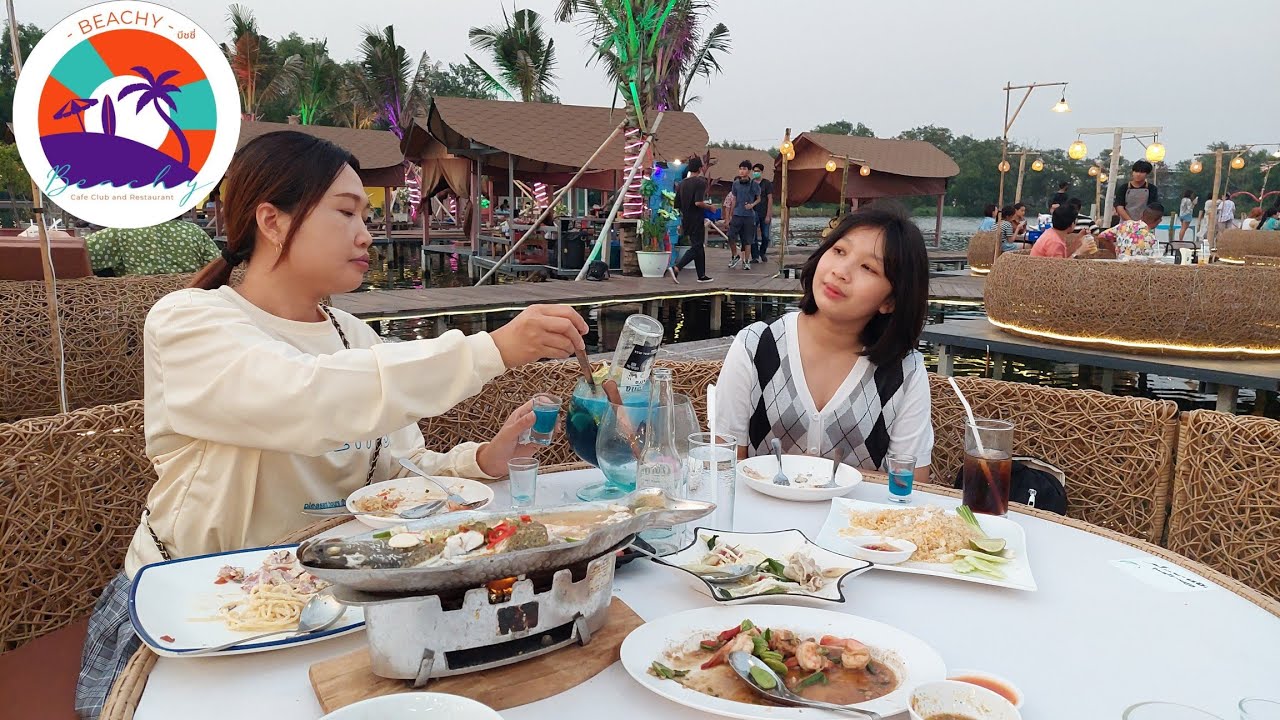 รีวิวร้านบิชชี่คาเฟ่ Beachy cafe บางขุนเทียน-ชายทะเล อาหารหลักร้อย ...