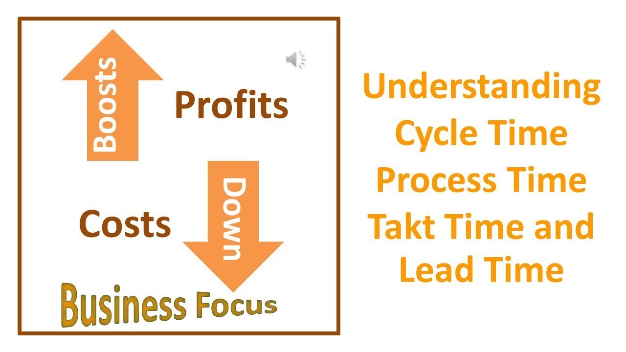 Understanding Cycle Time Processing time Takt Time and Lead Time - YouTube