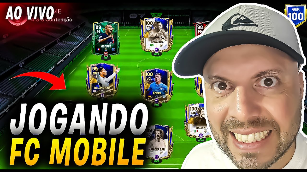 😎 AO VIVO - JOGANDO FC MOBILE 24 COM VOCÊS - YouTube