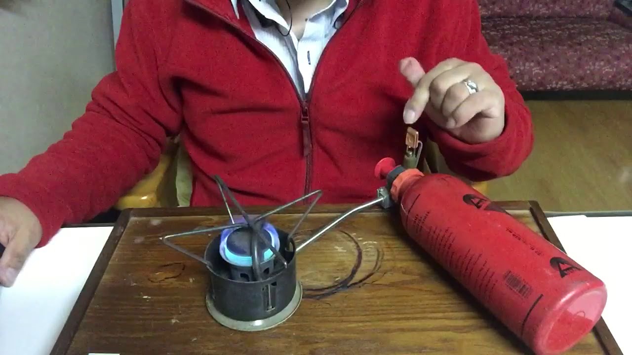 MSR XGK II Shaker Jet Stove 1994 model - YouTube