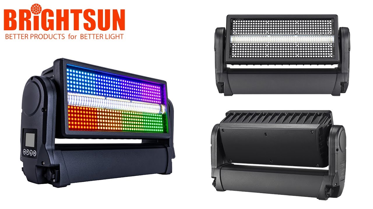 Outdoor 1000W LED Strobe Wash Moving Head Light - YouTube