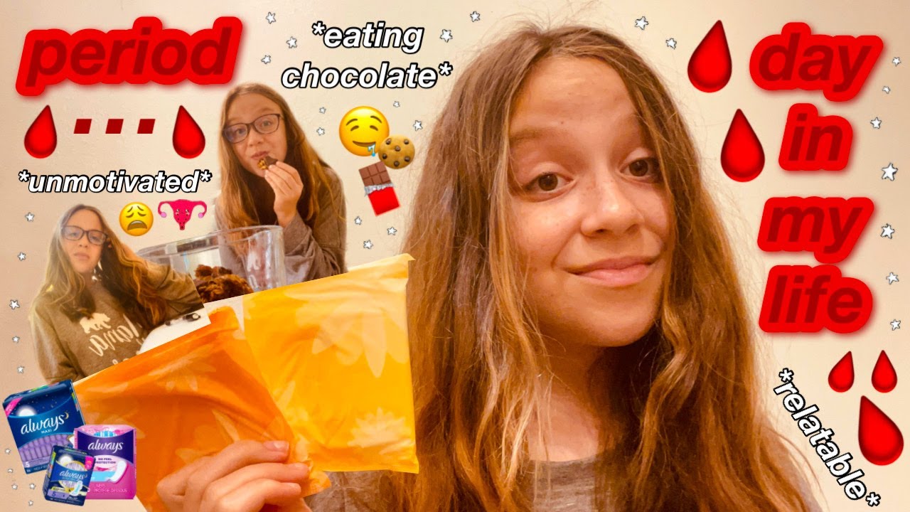 a *PERIOD* day in my life...here we go again! - YouTube