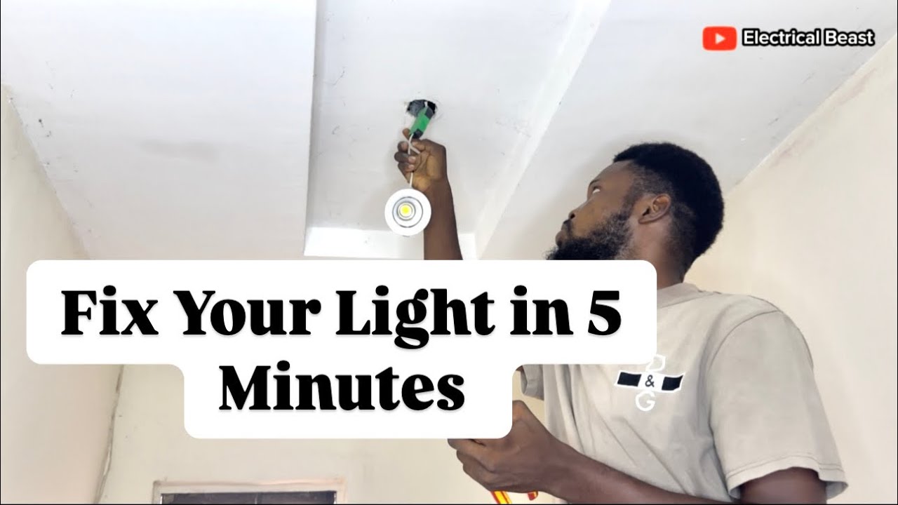 How to Fix a Downlight That Stopped Working - YouTube