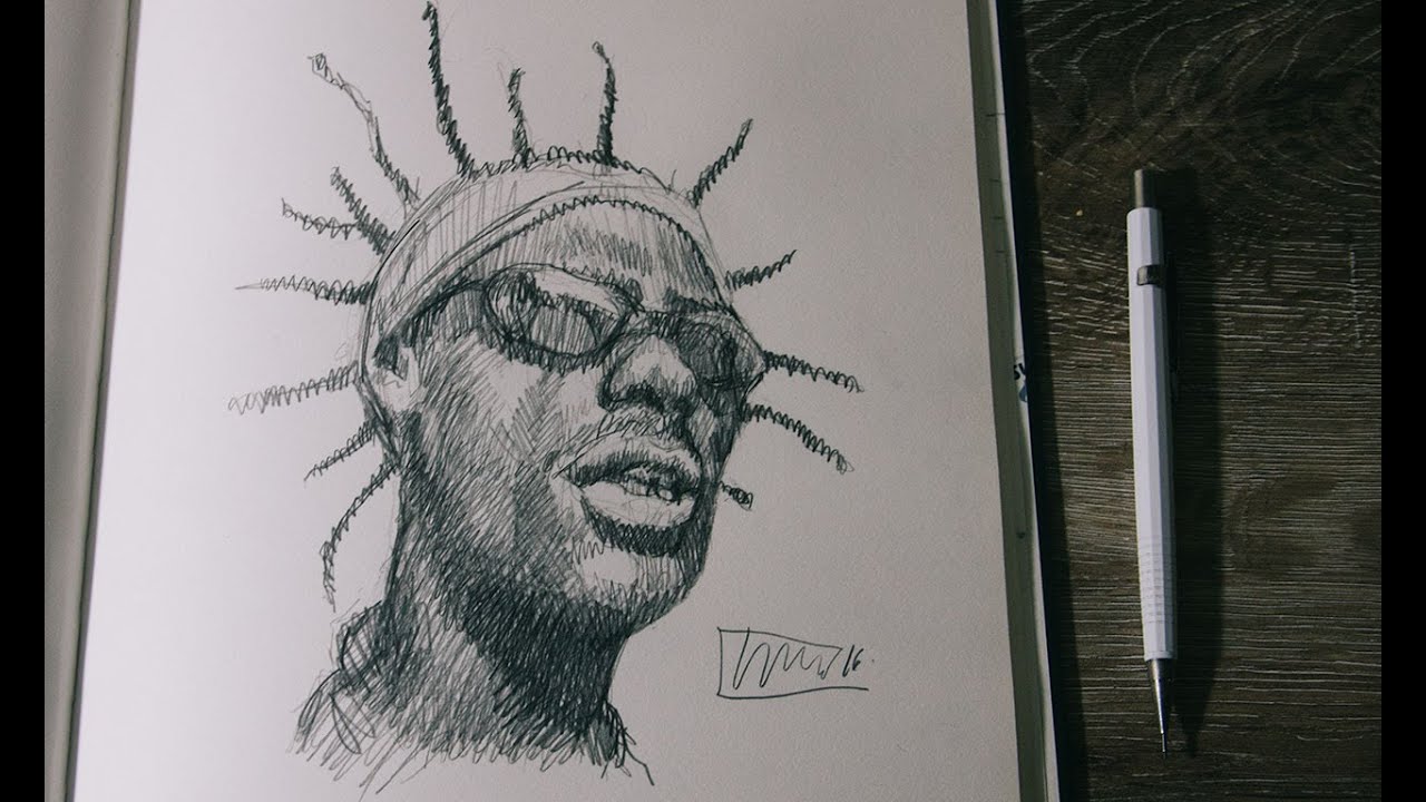 Desenhando Rapper Sabotage - SPEED DRAWING - YouTube